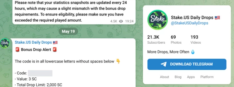 Stake.us Bonus Drop Code: Latest Codes for October 2025