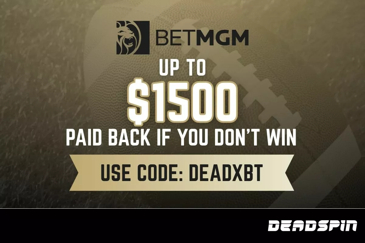 BetMGM Promo Code DEADXBT: Get $1500 Bonus Bets If Lose for Lions vs Bears